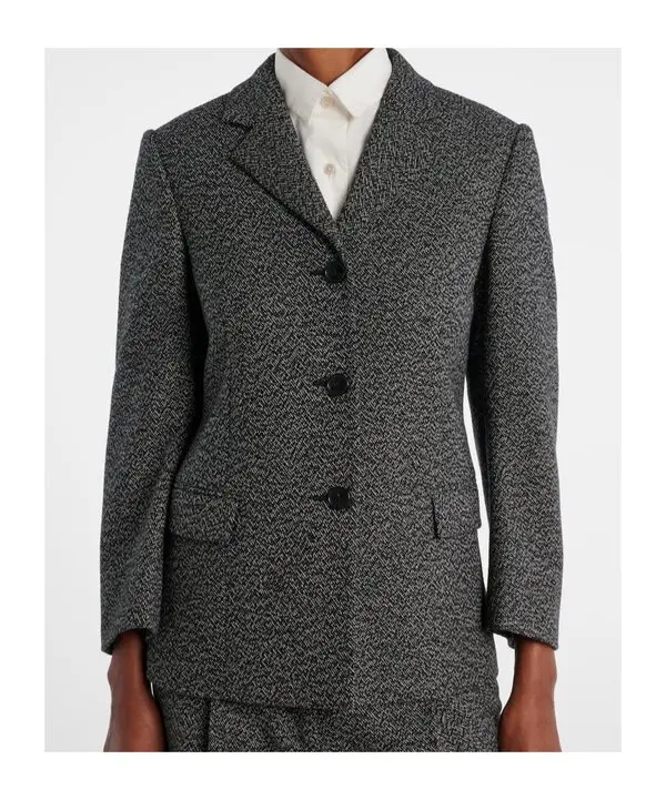 THE ROW Eudora Cashmere And Wool Blazer