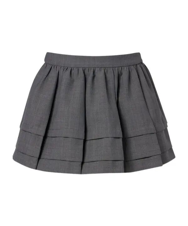 SHUSHU/TONG Gathered Miniskirt