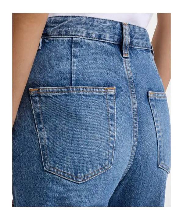 FRAME Slice High-rise Flared Jeans