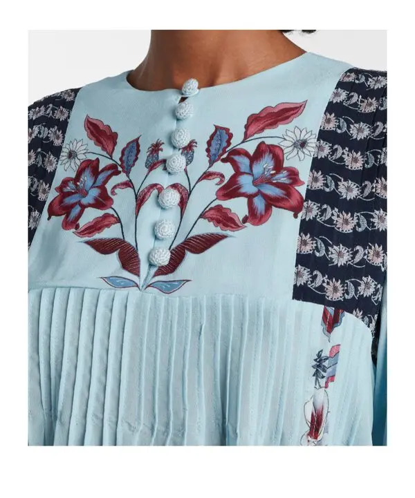 Farm Rio Crew Neck Long-sleeved Shirt
