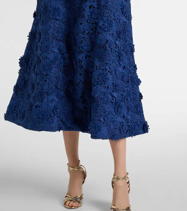LEO Odette Lace Midi Dress