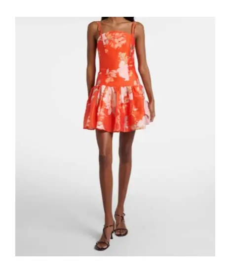 LEO Lorena Floral Ruffled Minidress
