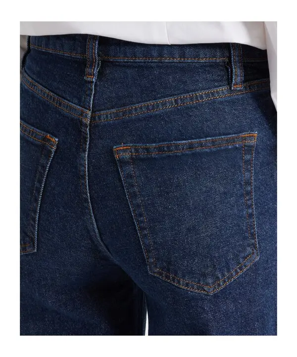 FRAME Cropped High-rise Wide-leg Jeans