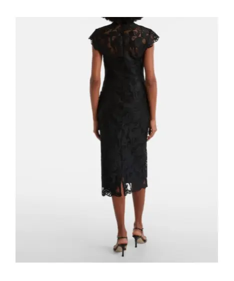 Staud Rosaline Guipure Lace Cocktail Dress