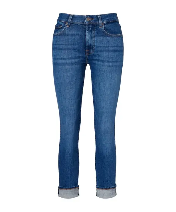 7 For All Mankind Kimmie Straight Slim Jeans