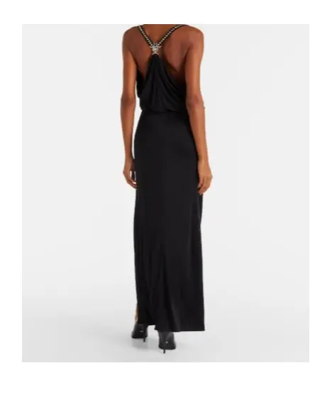 Versace Embellished Jersey Gown