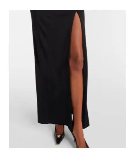 Versace Embellished Jersey Gown