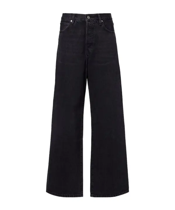 FRAME The Collegiate Mid-rise Wide-leg Jeans