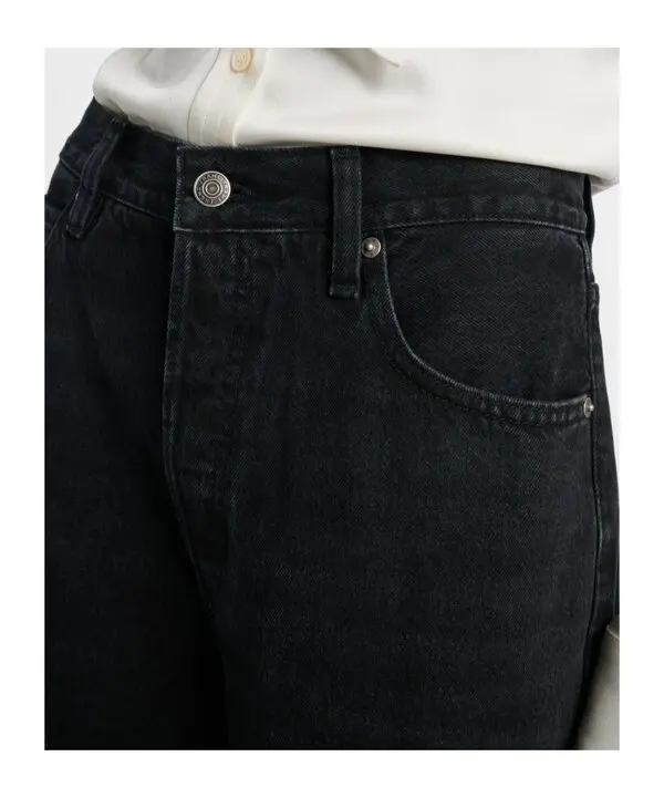 FRAME The Collegiate Mid-rise Wide-leg Jeans