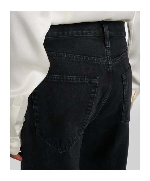 FRAME The Collegiate Mid-rise Wide-leg Jeans