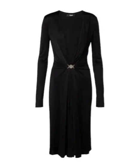 Versace Medusa Jersey Midi Dress