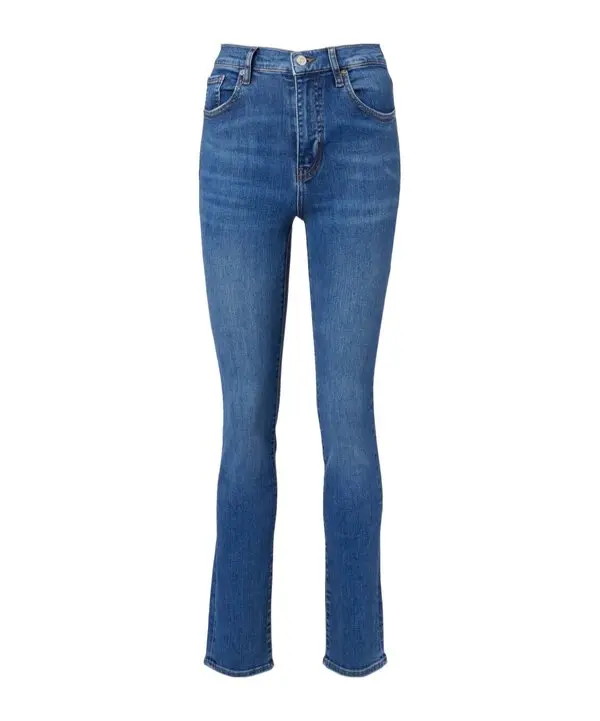FRAME Pencil High-rise Slim Jeans