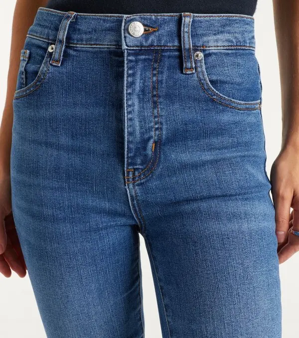 FRAME Pencil High-rise Slim Jeans