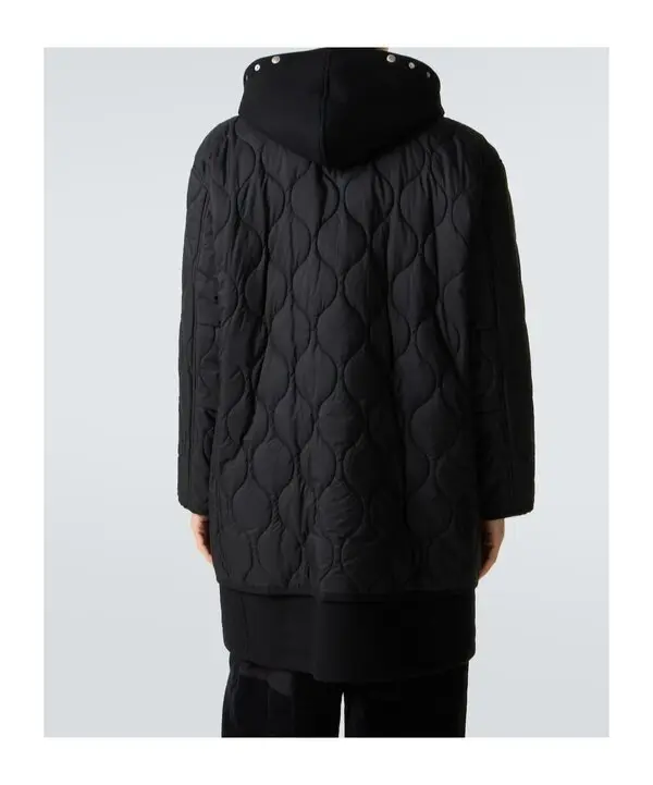 Comme Des Garçons Quilted Wool Duffel Coat