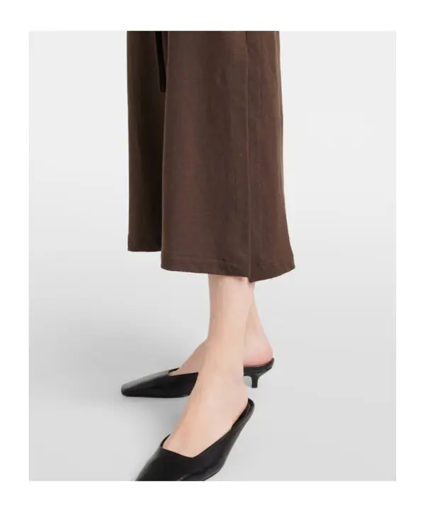 LEMAIRE Cotton And Linen Jersey Midi Dress