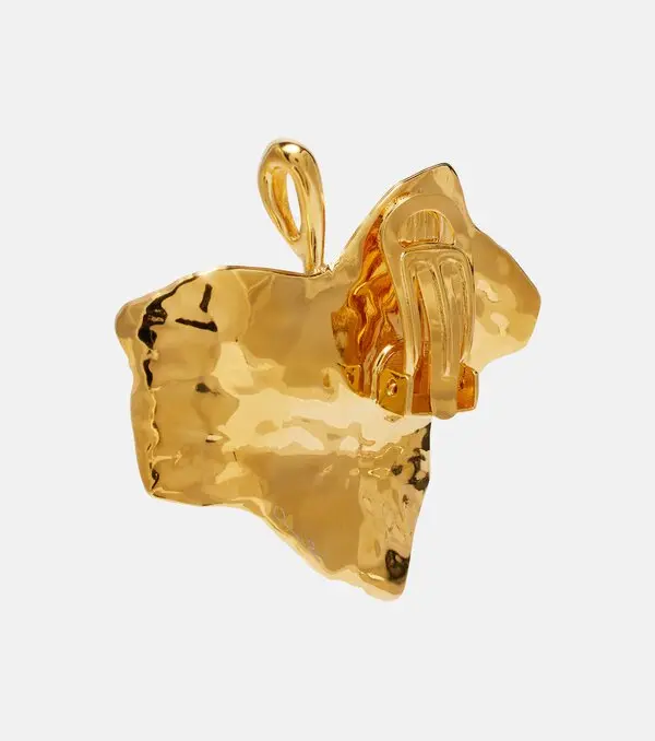 Oscar De La Renta Vines Clip-on Earrings