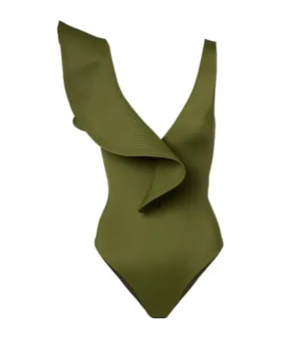 Johanna Ortiz Boleros Ruffled Swimsuit