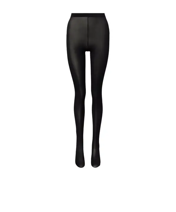 Wardrobe.NYC Elastic Belt Pantyhose - Black