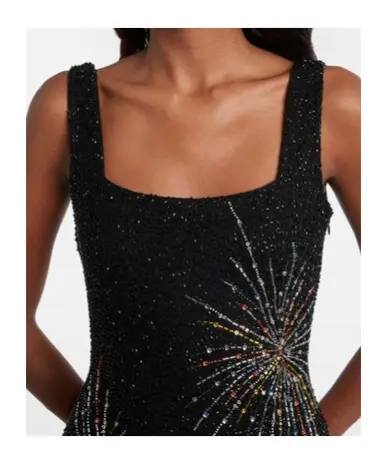 Staud Le Sable Beaded Minidress