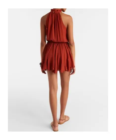 Poupette St Barth Bianca Gathered Minidress