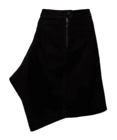 LEMAIRE Asymmetric Denim Midi Skirt