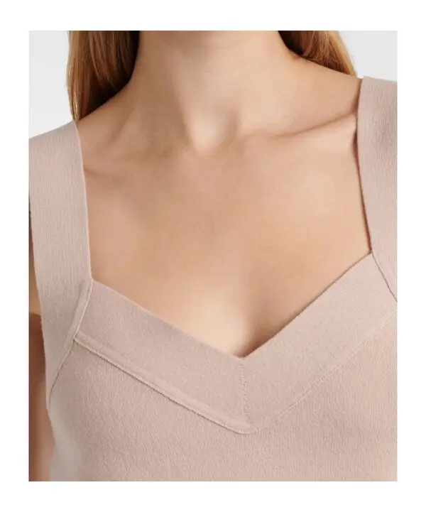 Givenchy Logo Wool And Cashmere Tank Top