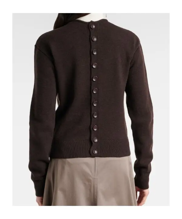 LEMAIRE Reversible Wool And Cashmere Cardigan