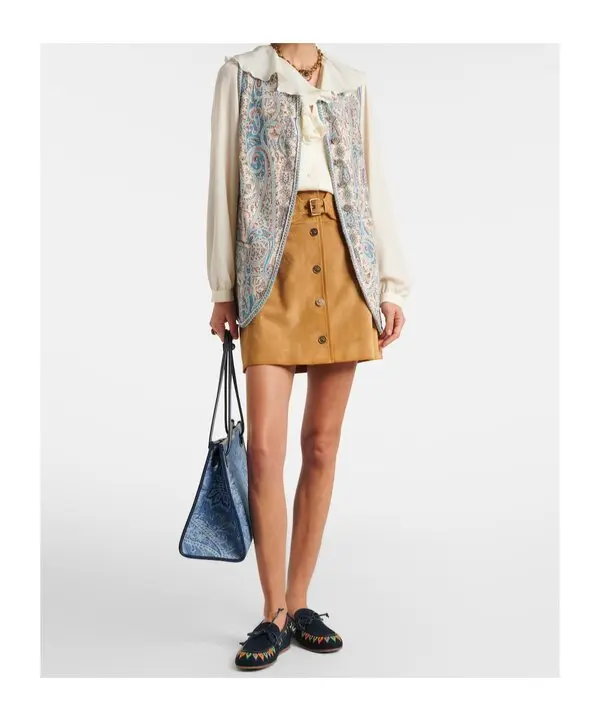 Etro Embroidered Boat Shoes