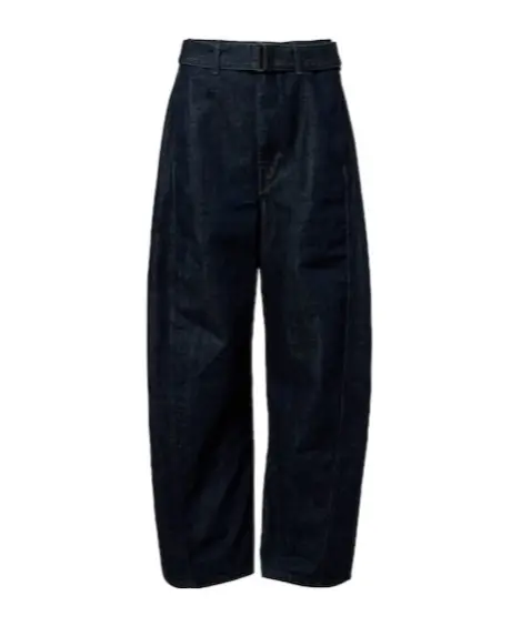 LEMAIRE Twisted Belted Barrel-leg Jeans