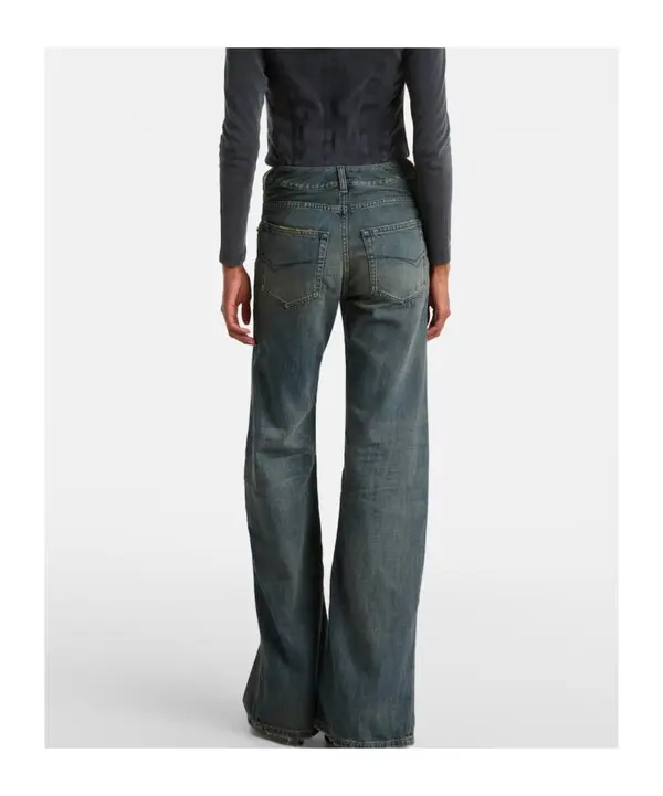 Balenciaga Low-rise Wide-leg Jeans