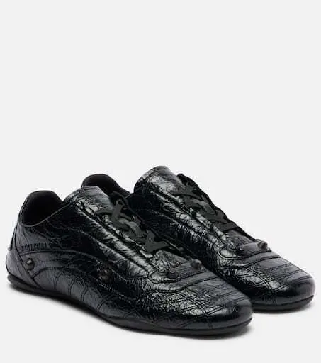 Balenciaga City Leather Sneakers