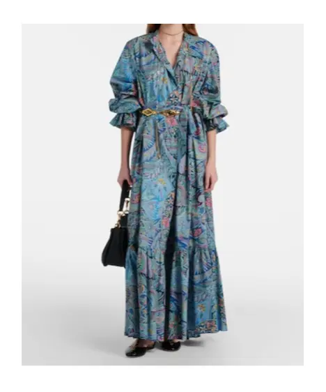 Etro Paisley Cotton-blend Maxi Dress