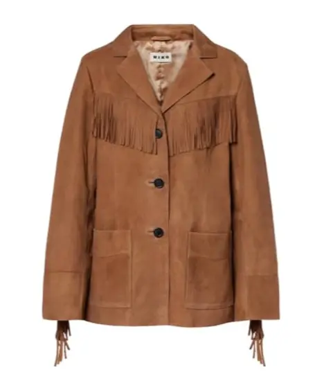 Rixo Fringed Suede Jacket