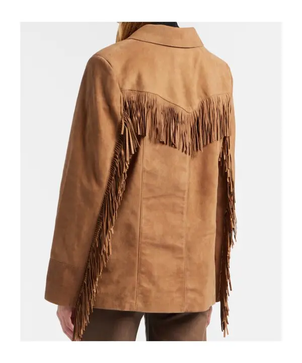 Rixo Fringed Suede Jacket