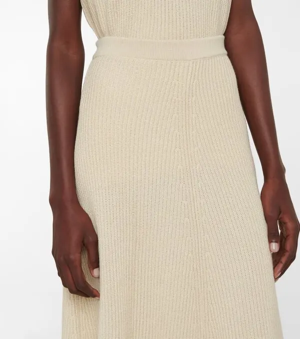 JOSEPH Ribbed Knit Miniskirt