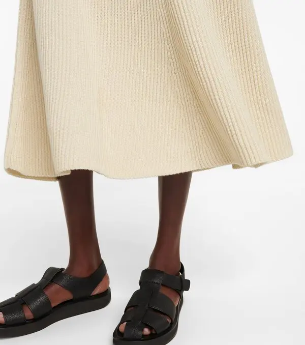 JOSEPH Ribbed Knit Miniskirt