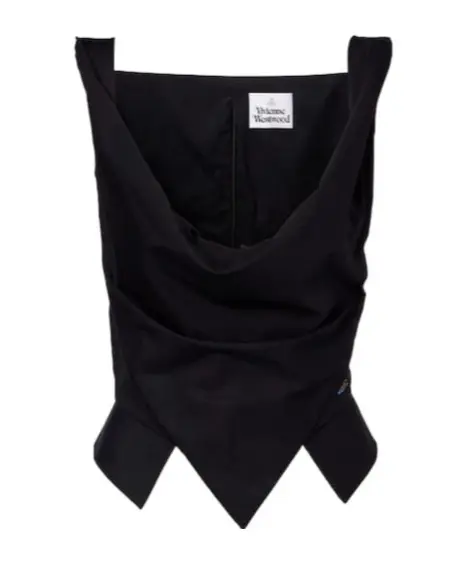 VIVIENNE WESTWOOD Ginnie Draped Cotton Bustier