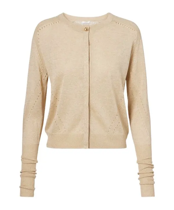 JOSEPH Tasse Lamé Cardigan