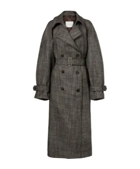 JOSEPH Double-breasted Spruce Coat