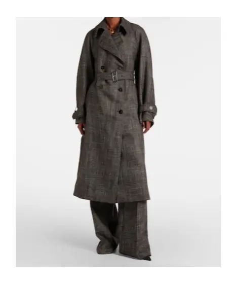 JOSEPH Double-breasted Spruce Coat