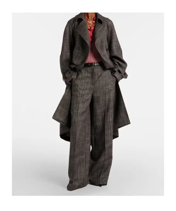 JOSEPH Double-breasted Spruce Coat