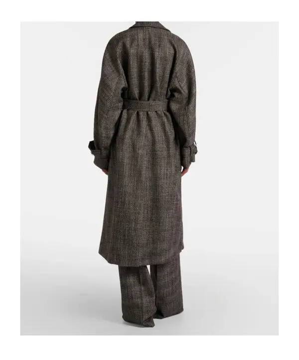 JOSEPH Double-breasted Spruce Coat