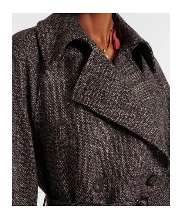 JOSEPH Double-breasted Spruce Coat