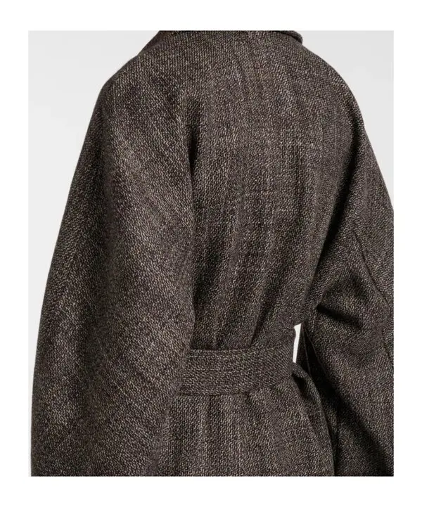 JOSEPH Double-breasted Spruce Coat