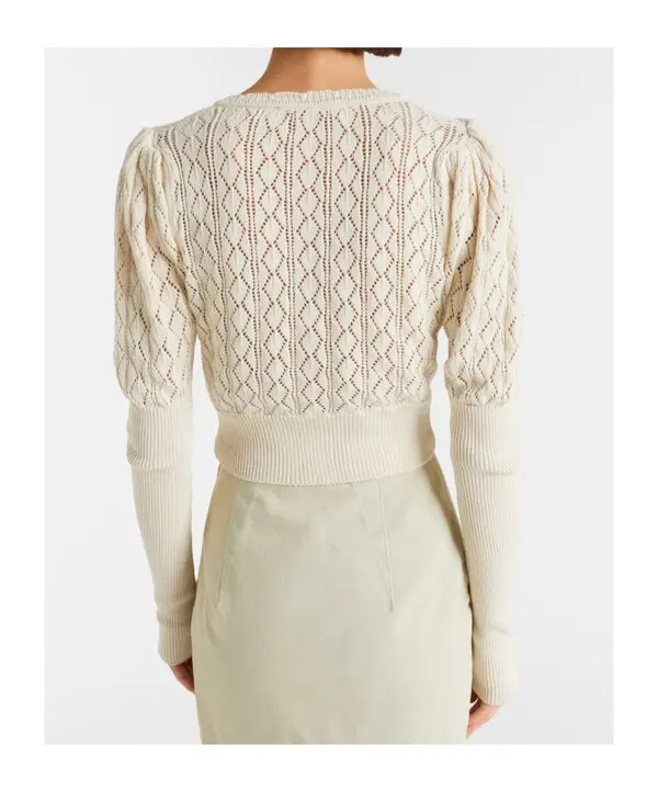 VIVIENNE WESTWOOD Ella Pointelle Cotton Cardigan