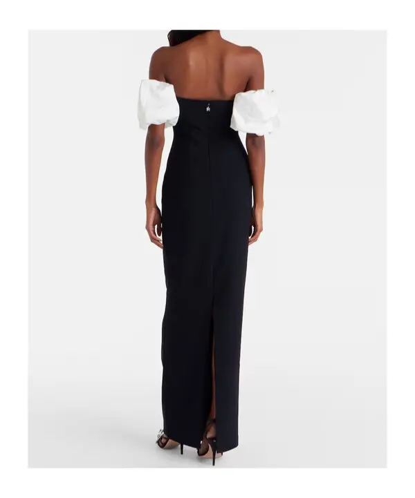ROTATE BY BIRGER CHRISTENSEN Off-the-shoulder Puff-sleeve Dress