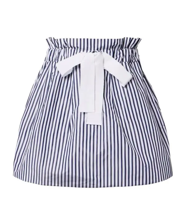PATOU Striped Midi Skirt