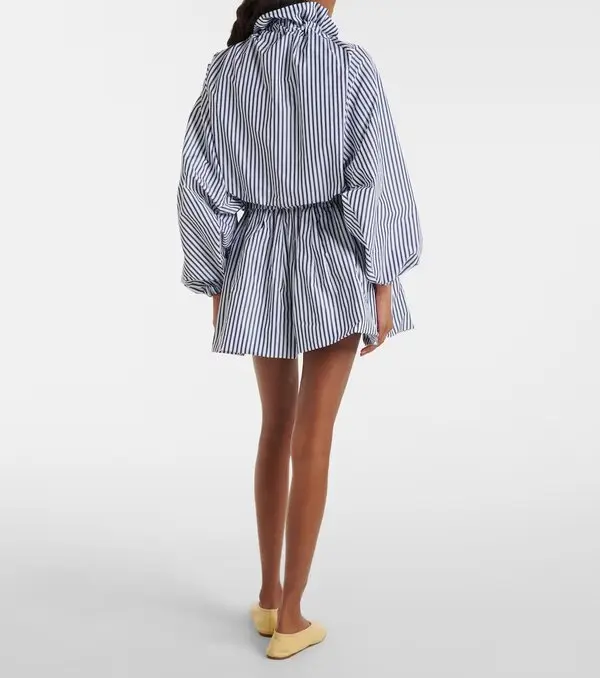 PATOU Striped Midi Skirt
