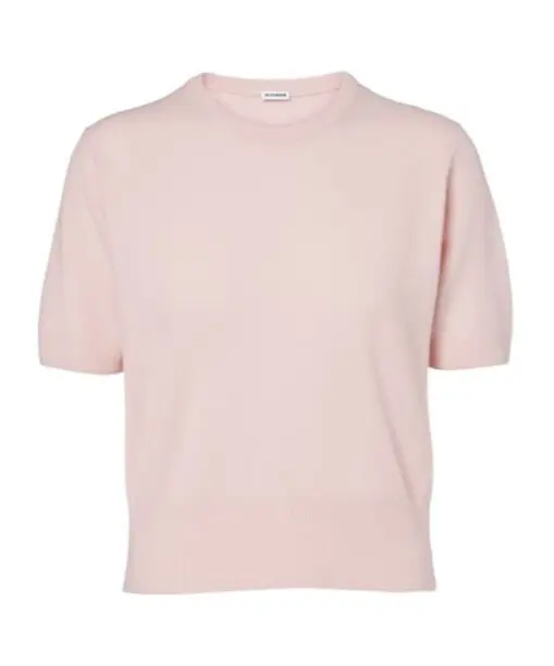 JIL SANDER Cropped Wool And Cashmere Sweater