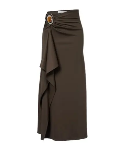 Christopher Esber Occhio Embellished Jersey Maxi Skirt